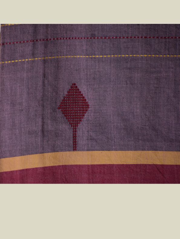 Extra Warp Sujani Saree With Buta - Sabrangi