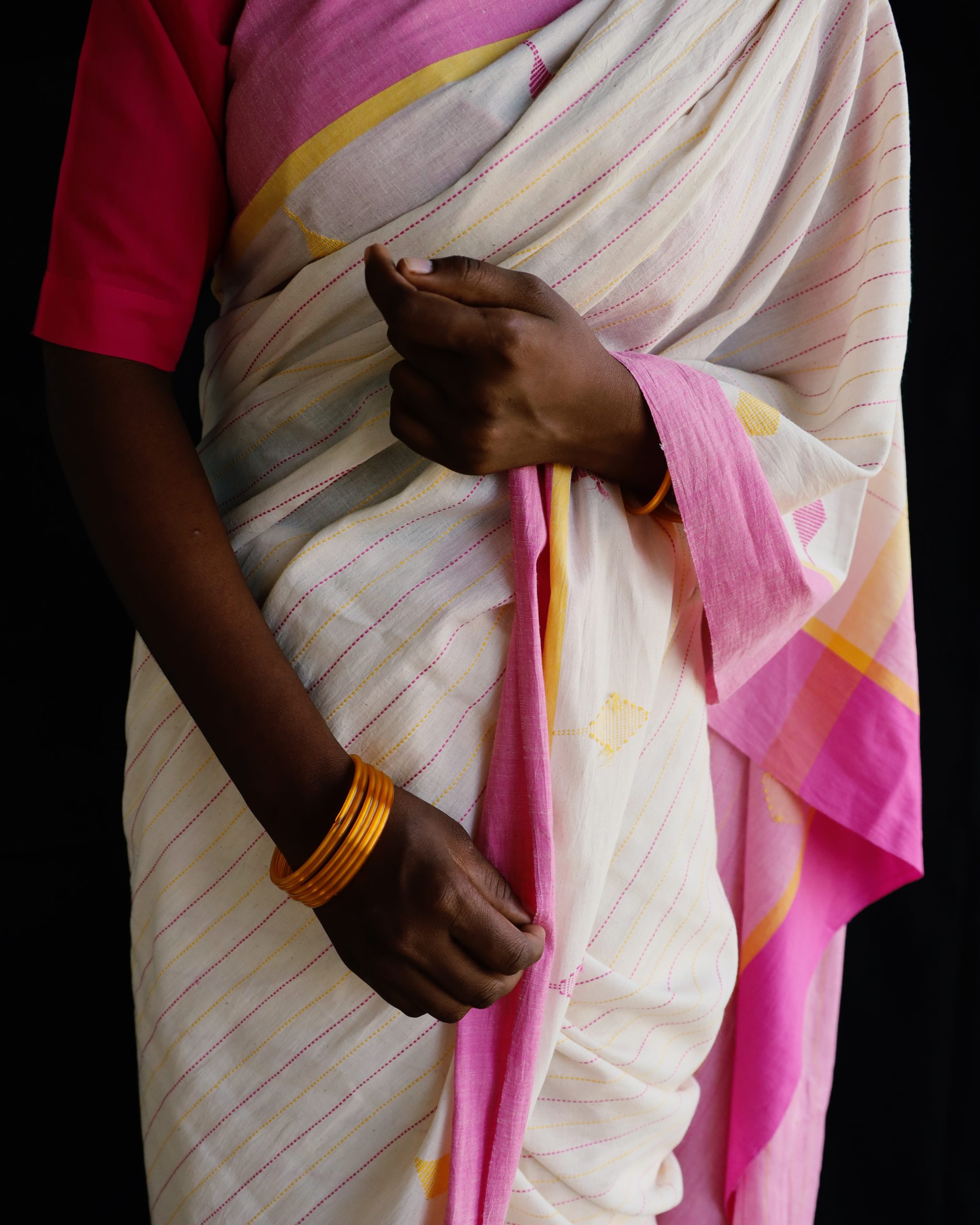 Extra Warp Saree in Multicolor Buta | Sabrangi